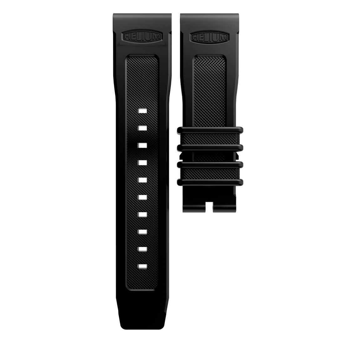 Rubber Strap 20mm - Black – Helium Watch Company Limited
